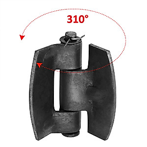 MOUNTAIN_ARK 4 Pack Heavy Duty Weldable Hinges, Weld on Butt Hinge for Trailer Gate, 4" x 4", Steel