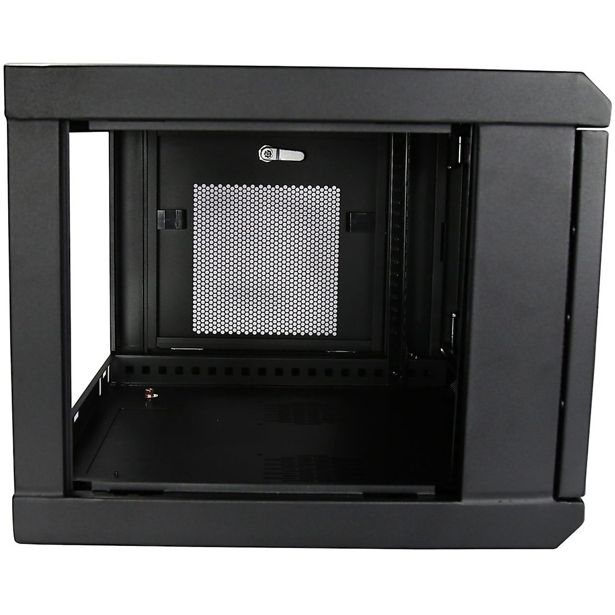 StarTech.com 2-Post 6U Wall Mount Network Cabinet w/ 1U Shelf, 19" Wall-Mounted Server Rack for IT / Data Computer Equipment