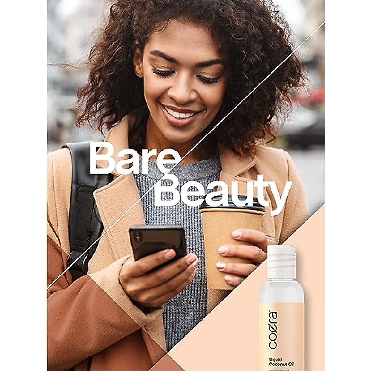 Horbäach Fractionated Coconut Oil | 4 fl oz | Liquid Moisturizing Oil for Skin | Free of Parabens, SLS & Fragrances | Coera