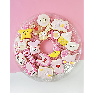 Baby Shower Series Cookie Cutters Set of 9 pcs, Stainless Steel Fondant Cutter Molds Baking DIY