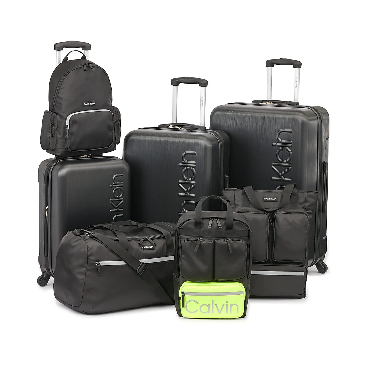 Calvin Klein Women's Casual Lightweight Backpack, Black, One Size