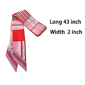 jeunecheval Purse Scarf for Women Bag Scarf Handbag Handle Accessory