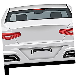 Milisten License Plate Mount 2pcs Mirror License Dash Backup Metal Bracket for Rearview Cam Accessory Automotive View Camera Mount Car Plate Rear Accessories Holder Reverse Dash Cam Mount