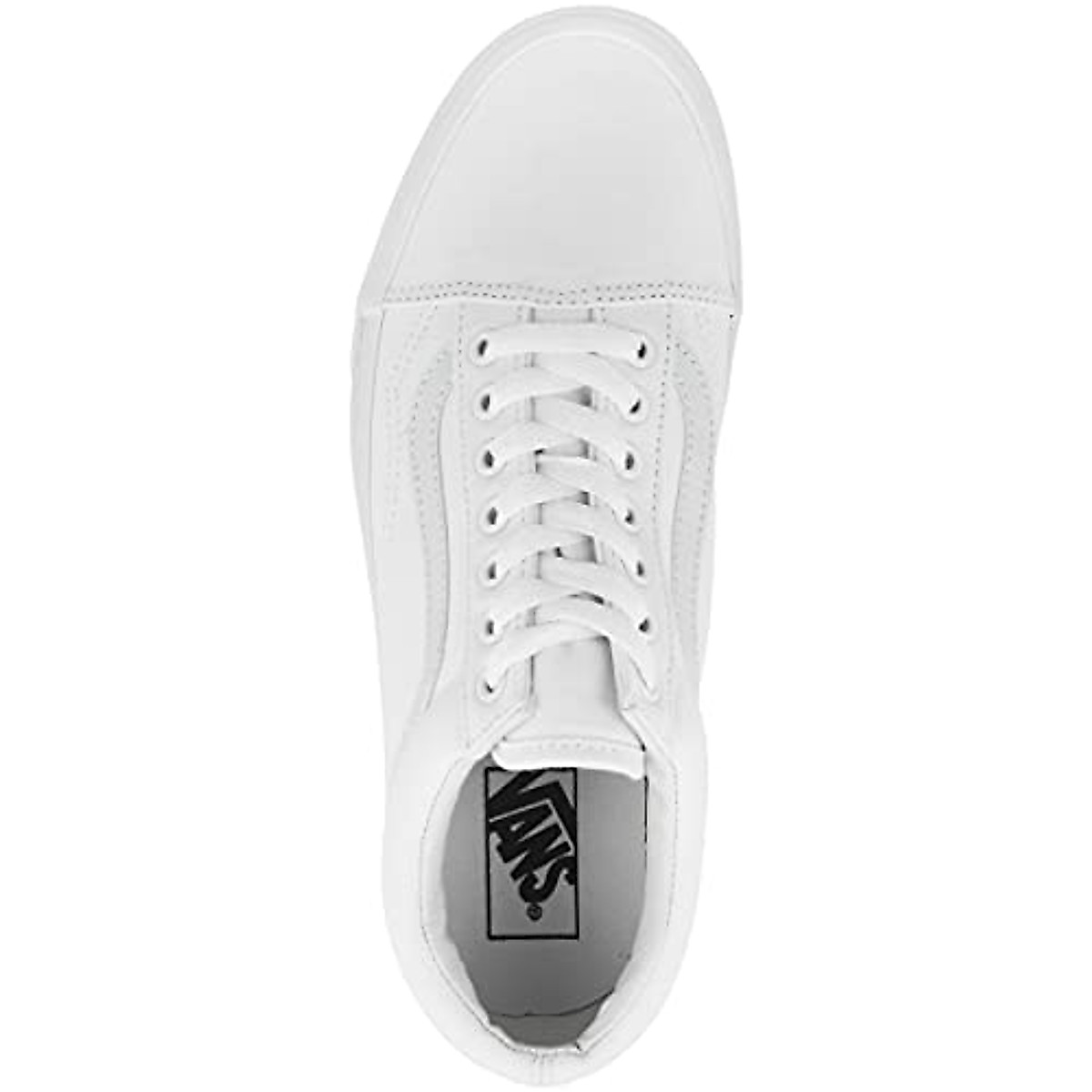 Vans Women's Old Skool(tm) Core Classics, True White, Mens 13
