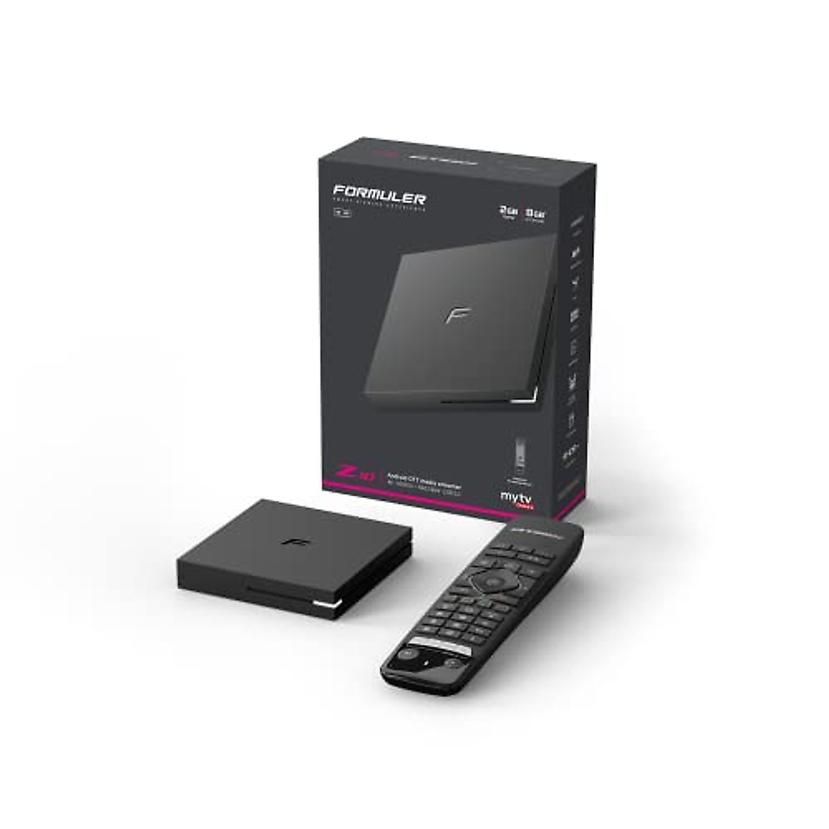 Formuler Z10 Android 10 Dual Band 5G LAN 2GB Ram 8GB ROM 4K |Bonus Magnetic Car Mount |Bonus Silicone Case Cover for Remote Control|3 in 1 Charger