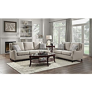 Lexicon Sedalia Living Room Loveseat, Beige