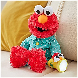 GUND Sesame Street Official Bedtime Elmo Muppet Plush, Premium Glow-in-The-Dark Plush Toy for Ages 1 & Up, Red, 12”