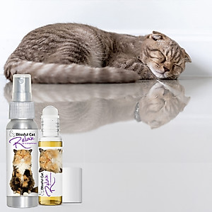 The Blissful Cat Relax Aromatherapy Roll On for Your Cat's Anxiety, 0.45-Ounce