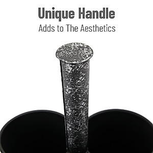 Mind Reader 3-Compartment Caddy Utensil Holder, Black