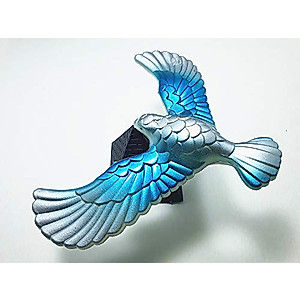 Colorful Office Desk Display Decoration 6.5 Inch Silver Wingspan Balance Birds with Pyramid Stand.
