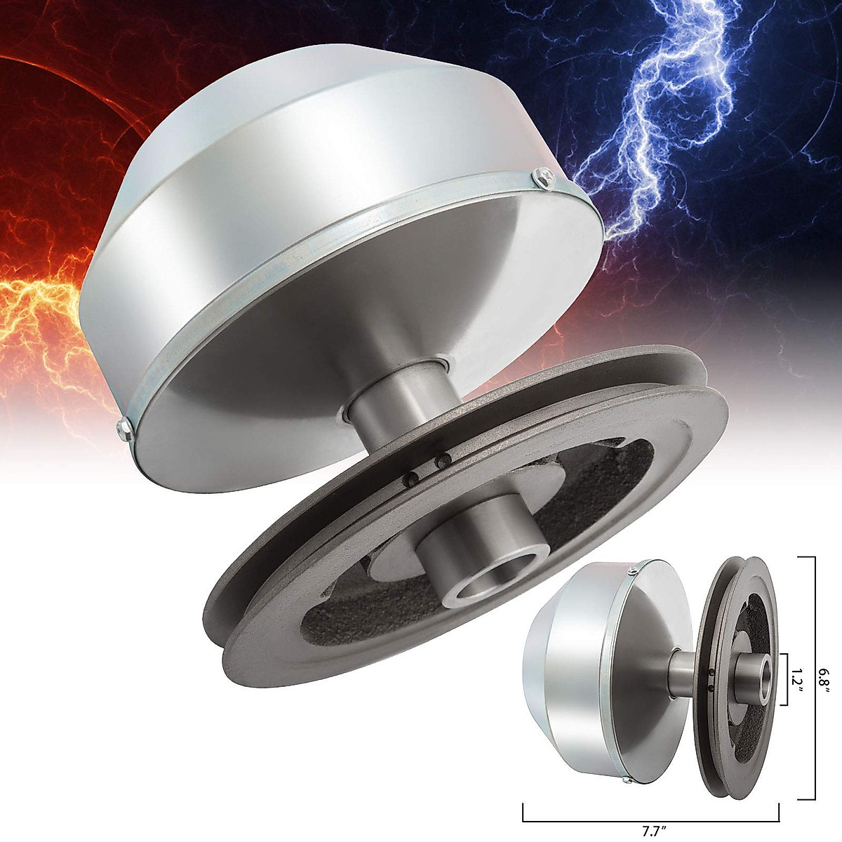 CXRCY Primary Drive Clutch for Yamaha 1985+ G2 G8 G9 G11 G14 G16 G21 G22 4 Cycle Carts Gas Golf Cart 1985 Up