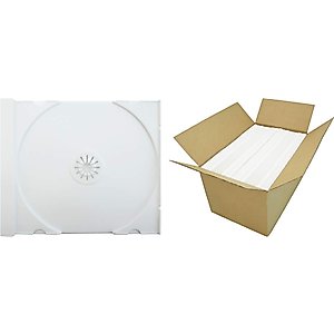 Solid White Standard CD Trays - #CDIR80SW - 400 Trays