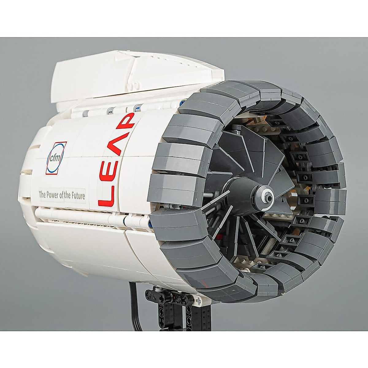 FILONA MOC-133571 CFM LEAP Engine Building Kit, Technik Turbofan Engine Motor Building Blocks, Build Your own Engine That Runs (1659 Pieces)