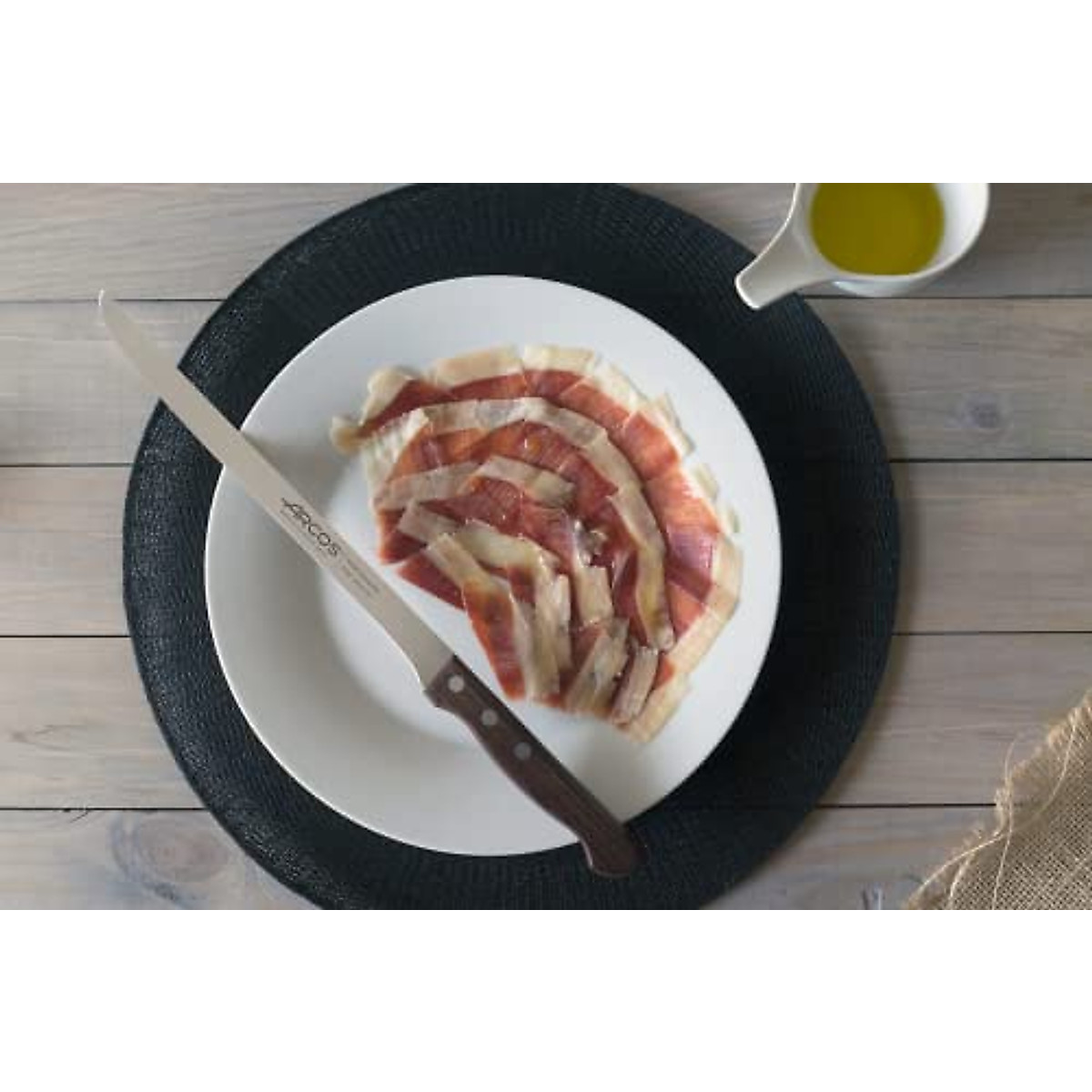 ARCOS Atlantico Slicing Ham Knife, 10-Inch, Brown