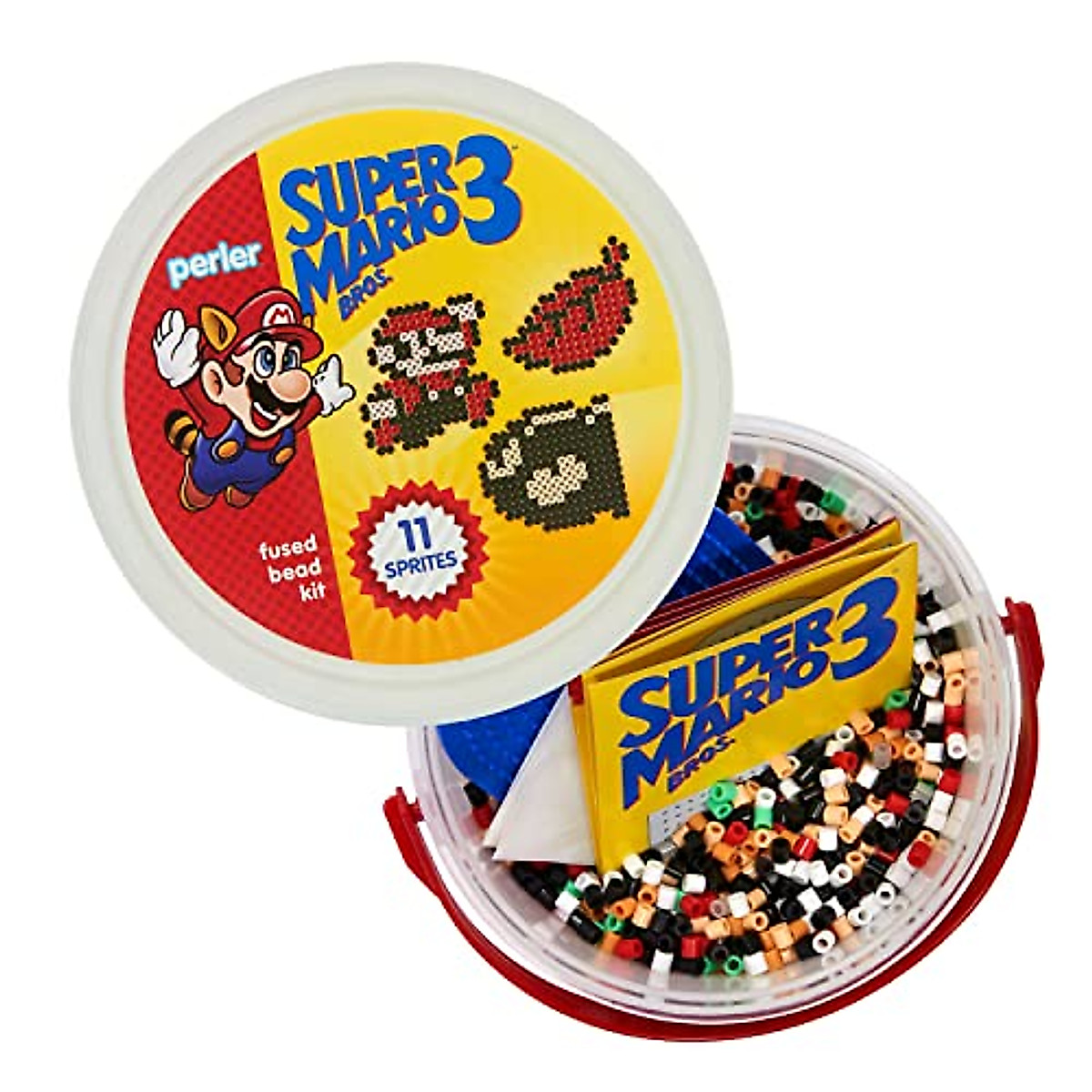 Perler Craft Bead Bucket Activity Kit, 5003 pcs, Super Mario Brothers - 80-42947