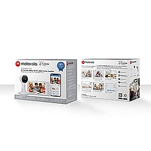 Motorola Connect60-2 Dual Camera Hubble Connected Video Baby Monitor - 5" Screen, 1080p Wi-Fi Viewing 2-Way Audio, Night Vision, Digital Zoom and Hubble App (Connect60-2 Dual Camera) (Renewed)