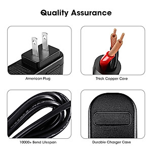 8.4V 1.5A DC Power Adapter - AC 100-240V 50/60Hz to DC 8.4V 1.5A Power Adapter, with 57 Inches Charging Cable, for 2200mAh/3000mAh Li-ion Battery (US Standard Single Charger)