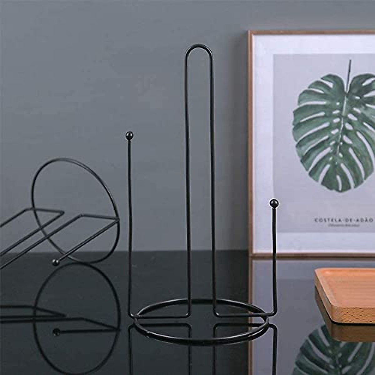 Kitchen Paper Roll Holder Paper Towel Rack Dining Table Kitchen Paper Roll Holder Vertical Paper Towel Storage Rack