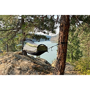 Crua Hybrid 1 Person Tent or Hammock - Your Ultimate Temperature Regulating Adventure Gear for Backpacking or Hiking! (1 Person Hybrid)