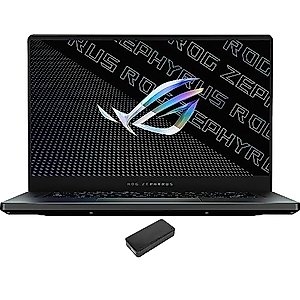 ASUS ROG Zephyrus G15 Gaming & Business Laptop (AMD Ryzen 9 5900HS 8-Core, 24GB RAM, 8TB PCIe SSD, GeForce RTX 3080, 15.6" 165 Hz 2560x1440, WiFi, Bluetooth, Win 11 Pro) with DV4K Dock