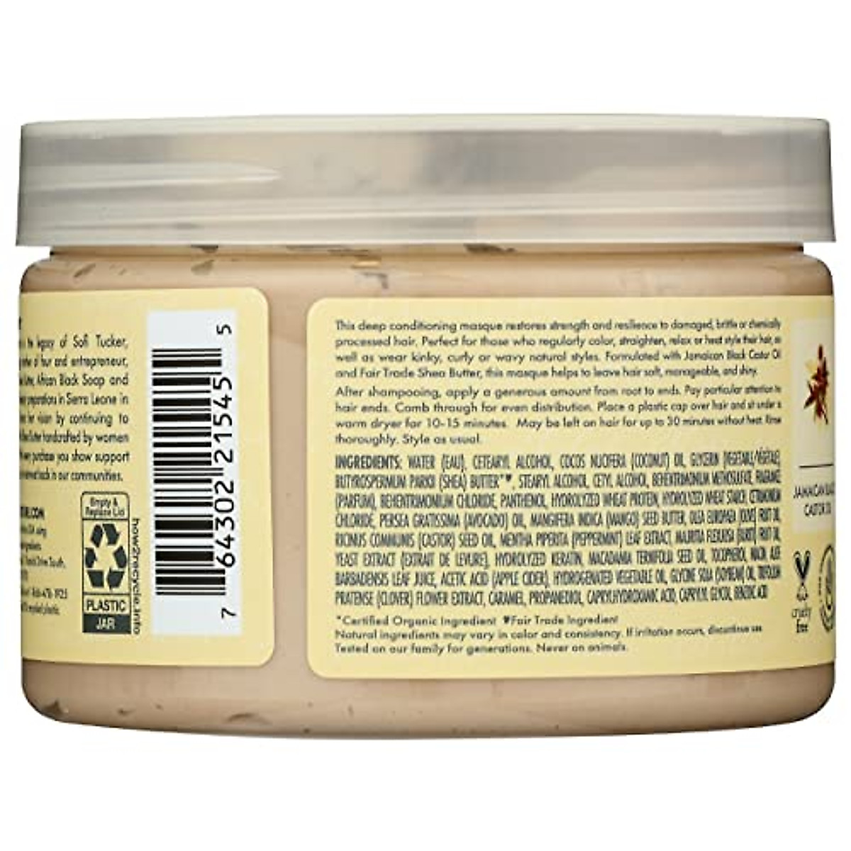 SHEA MOISTURE Restore Treatment Masque, 11.5 OZ