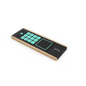 Drum Pad Accessory for J-Play MIDI controller - 12 Drum Pads and Effect Zone, Dedicated Musical App Included, Plug & Play Music instrument Water Edition