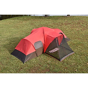 Ozark WT172115 Trail 10-Person Family Tent, Red