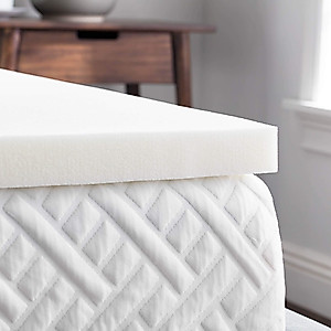 WEEKENDER Mattress Topper, Twin XL, 2 Inch, Ventilated Memory Foam - Ventilated Design - Relieves Pressure