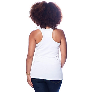 Zenana Outfitters 4 Pack Womens Basic Ribbed Racerback Tank Top WHITE/WHITE/BLACK/BLACK M