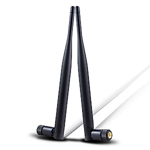 Kaunosta 4G LTE Antenna SMA Male WiFi Antenna Aerial 6DBI Omnidirectional Antenna (2 Pack) for Wireless Network Router Outdoor Security Camera PCI/PCIe Card USB Adapter IP Camera