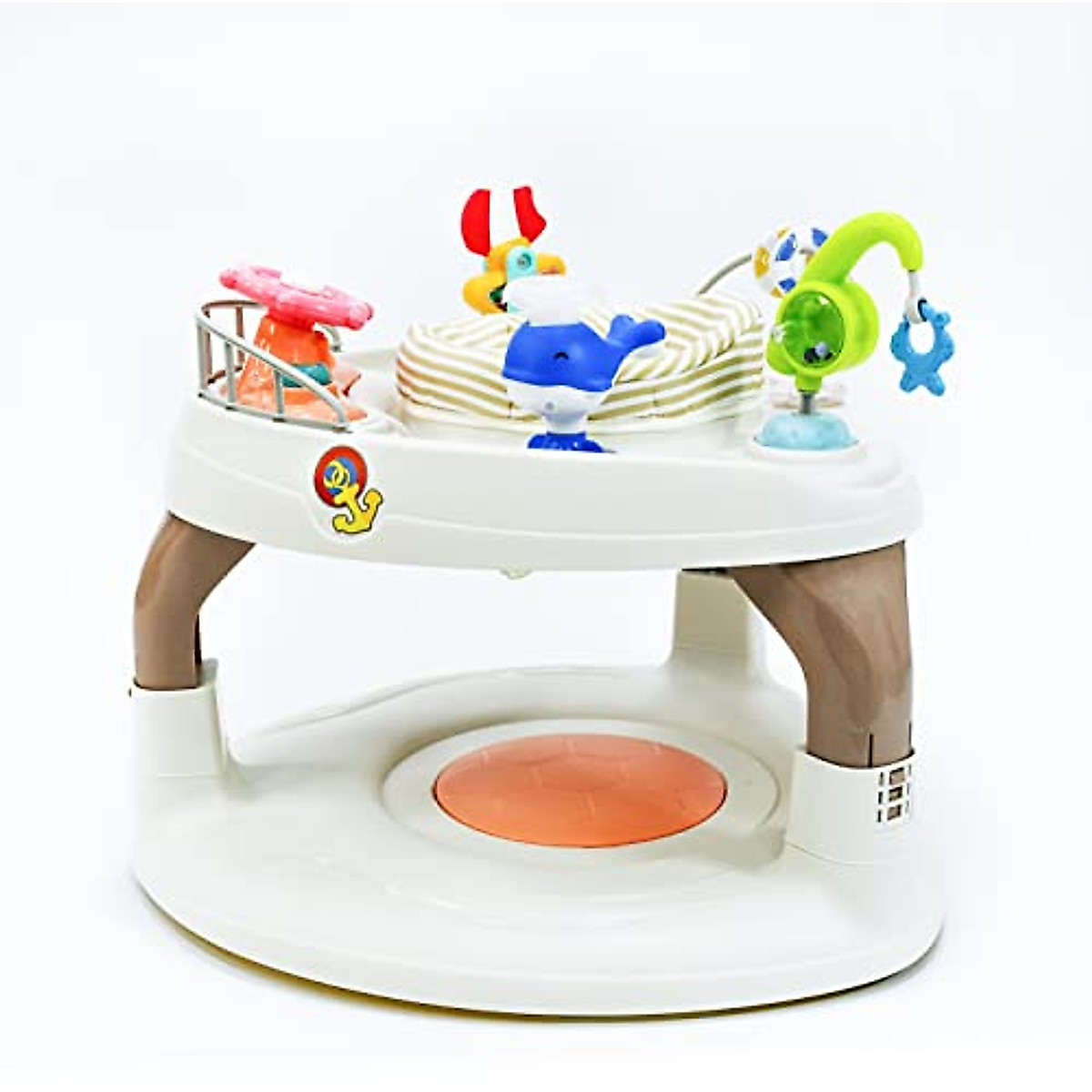 Storkcraft Imagination 3-in-1 Activity Center (Desert Sand) - Interactive Activity Center with Toy Tray, Rocking Function, and Jumping Board for Toddlers and Infants
