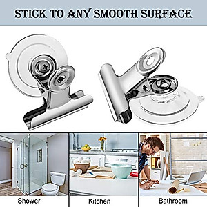 Suction Cup Clip Plastic Round Suction Cup Clamp Holder for Hanging Home Office Accessories (8)