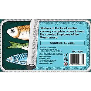 Sunny Day Sardines, Bite Sized Travel Card Game for 2 to 4 Players, Comes in a Mint Tin - 25th Century Games