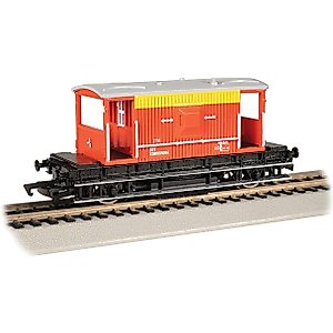 Bachmann Trains - British Brake Van Track Cleaning CAR - Signal & Telegraph #KDB955094 with International Style Hook & Loop couplers - HO Scale (74901)