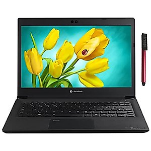 Toshiba Dynabook Tecra A30-G 13.3" FHD Business Laptop Computer, Celeron 5205U Processor @ 1.9GHz, 4GB DDR4 RAM, 128GB PCIe SSD, WiFi 6, Bluetooth, Type-C, Windows 10 Pro Education, 64GB Flash Drive
