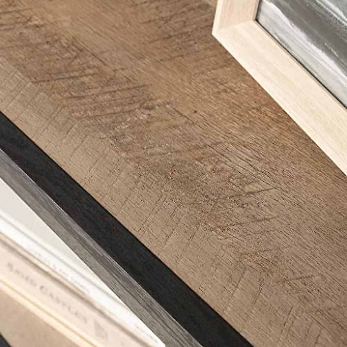 Sauder Cottage Road Library with Doors, L: 29.29" x W: 13.98" x H: 71.50", Raven Oak Finish