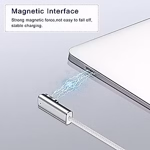 Etre Jeune USB C to Magnetic L-Tip Charging Cable, Type C to Mag-Safe 1 PD 100W Power Fast Charging Converter Connector Replacement for 2006-2012 Mac-Book Pro Air
