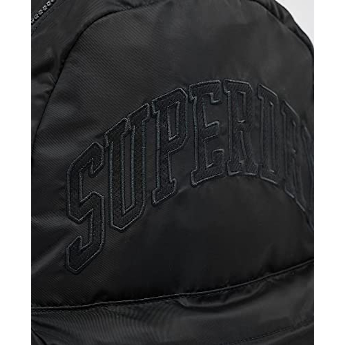 Superdry Mens Unisex Code Graphic Montana Rucksack, Five-Pocket Design Black Size One Size