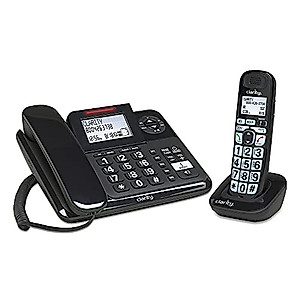 Clarity E814 Moderate Hearing Loss Cordless Phone with E814HS Expandable Handset Bundles (Clarity E814 with 3 E814HS)