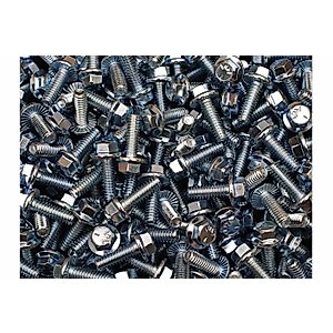New Package of 300 (pcs) Grade 5 Hex Head 1/4"-20 x 3/4" Serrated Flange Bolts Cap Screws Zinc Set #MO1295-P Warranity by Pr-Mch