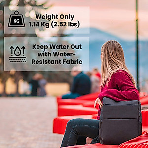 Nordace Nelson Smart Travel Backpack for Men & Women with USB Charging Port, Water Resistant - Everyday Laptop Backpack for Work, School, College - 15.6 Inch (Black)