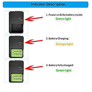 Camulti CB-2LH CB-2LHE Battery Charger for Canon NB-13L Battery Compatible with CB-2LHT G1X G1 X Mark III G5X G5X Mark II G7X G7X Mark II III G9X G9X Mark II SX620 SX720 SX730 SX740 HS Digital Camera