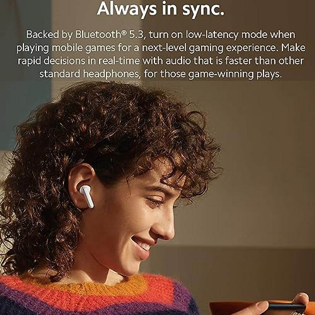 Xiaomi Redmi Buds 4 Lite TWS Wireless Earbuds, Bluetooth 5.3 Low-Latency Game Headset with AI Call Noise Cancelling, IP54 Waterproof, 20H Playtime, Lightweight Comfort Fit Headphones, White