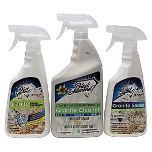 Black Diamond Stoneworks Granite Polish Preserver: Wax & Protectant – Best Protector & Care Product for Easy Maintenance Countertops, Marble – Streak-Free Finish.