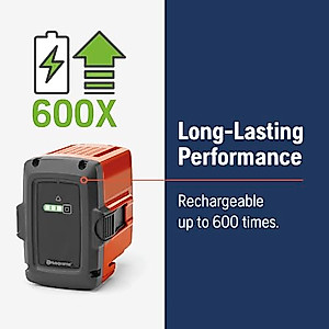 Husqvarna BLi22 40V Battery, 144Wh Lithium Ion Battery 100-Series Power Tools Including Battery Chainsaws, Leaf Blowers and Trimmers, Orange
