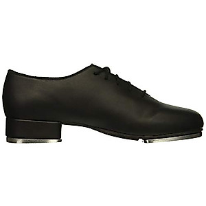 Leo womens Jazz Tap Dance Shoe, Black, 8 Medium US