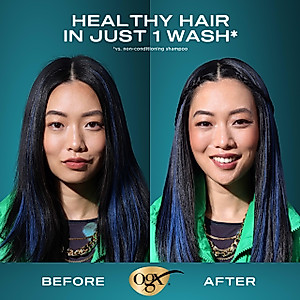 OGX Renewing Argan Oil of Morocco Shampoo - Strengthens and Repairs Dry, Damaged Hair - Paraben-Free, Sulfate-Free - 25.4 fl. oz