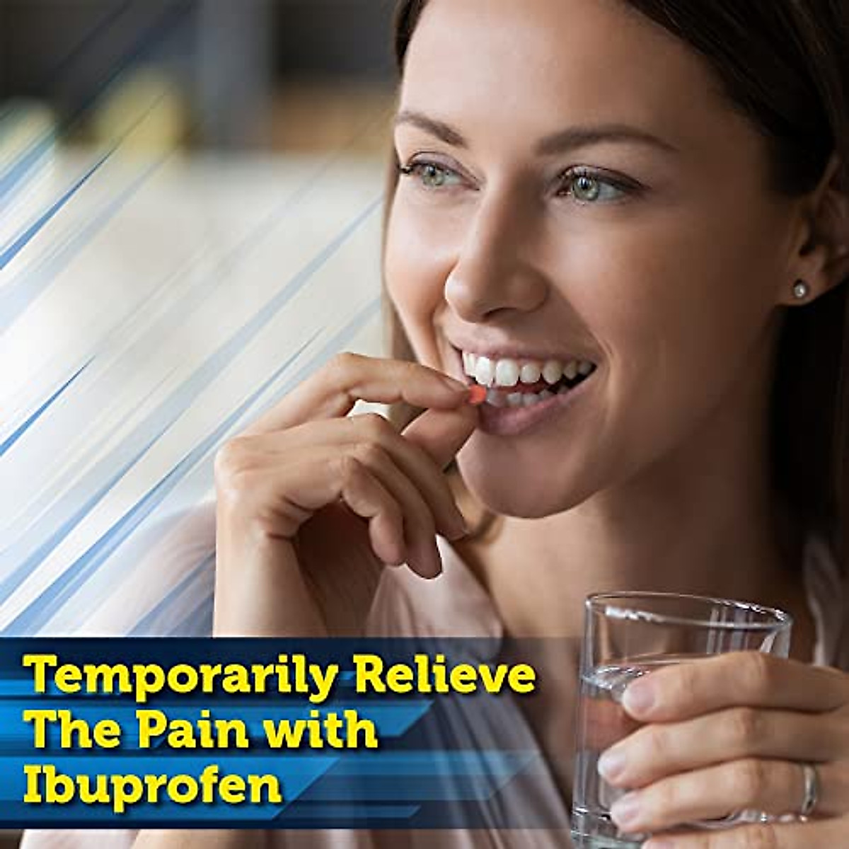 Timely - Ibuprofen 200mg - 500 Tablets - Compared to Advil Tablets - Pain Relief Tablets and Fever Reducer for Adults - for Headache Relief, Menstrual Pain, Tooth and Muscular Aches