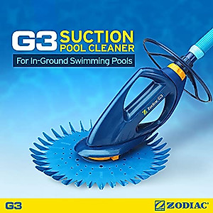 Zodiac G3 Automatic Suction-Side Pool Cleaner Vacuum for In-ground Pools