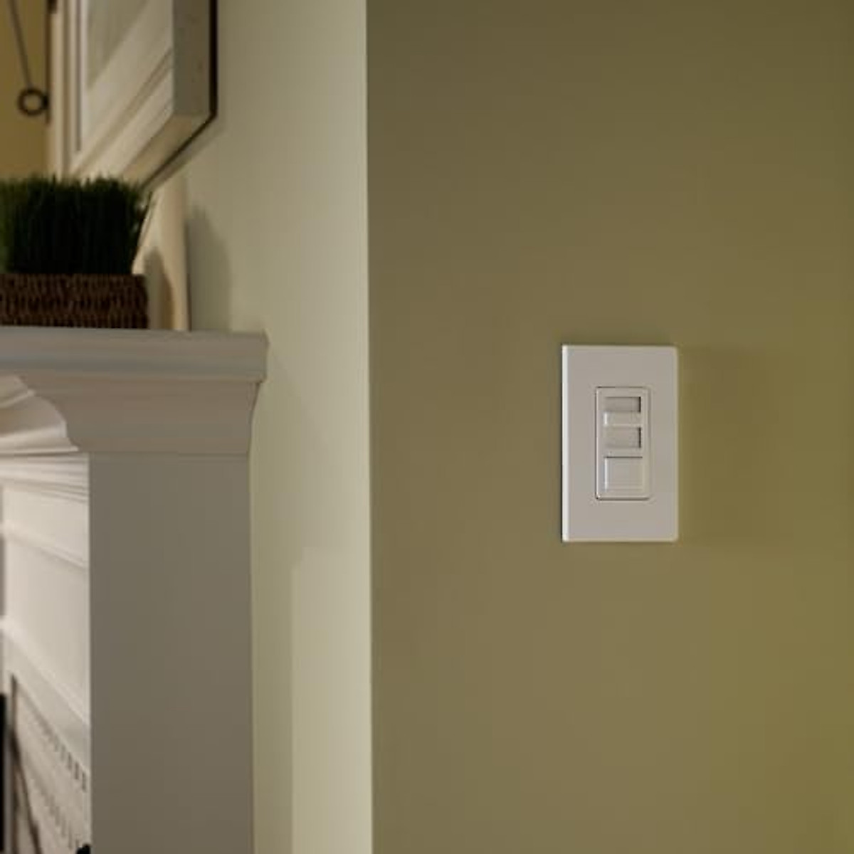 Leviton IllumaTech Dimmer Switch for Dimmable LED, Halogen and Incandescent Bulbs, IPL06-10Z, White with Ivory and Light Almond Faceplates